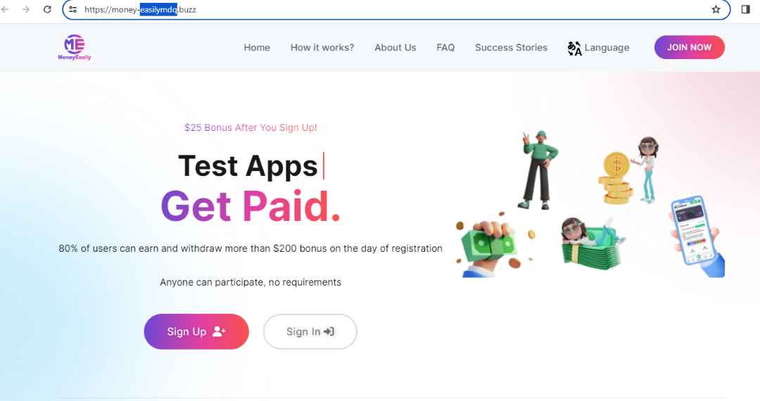 MoneyEasily aka Money-EasilyMdq Buzz Scam Or Genuine? Review